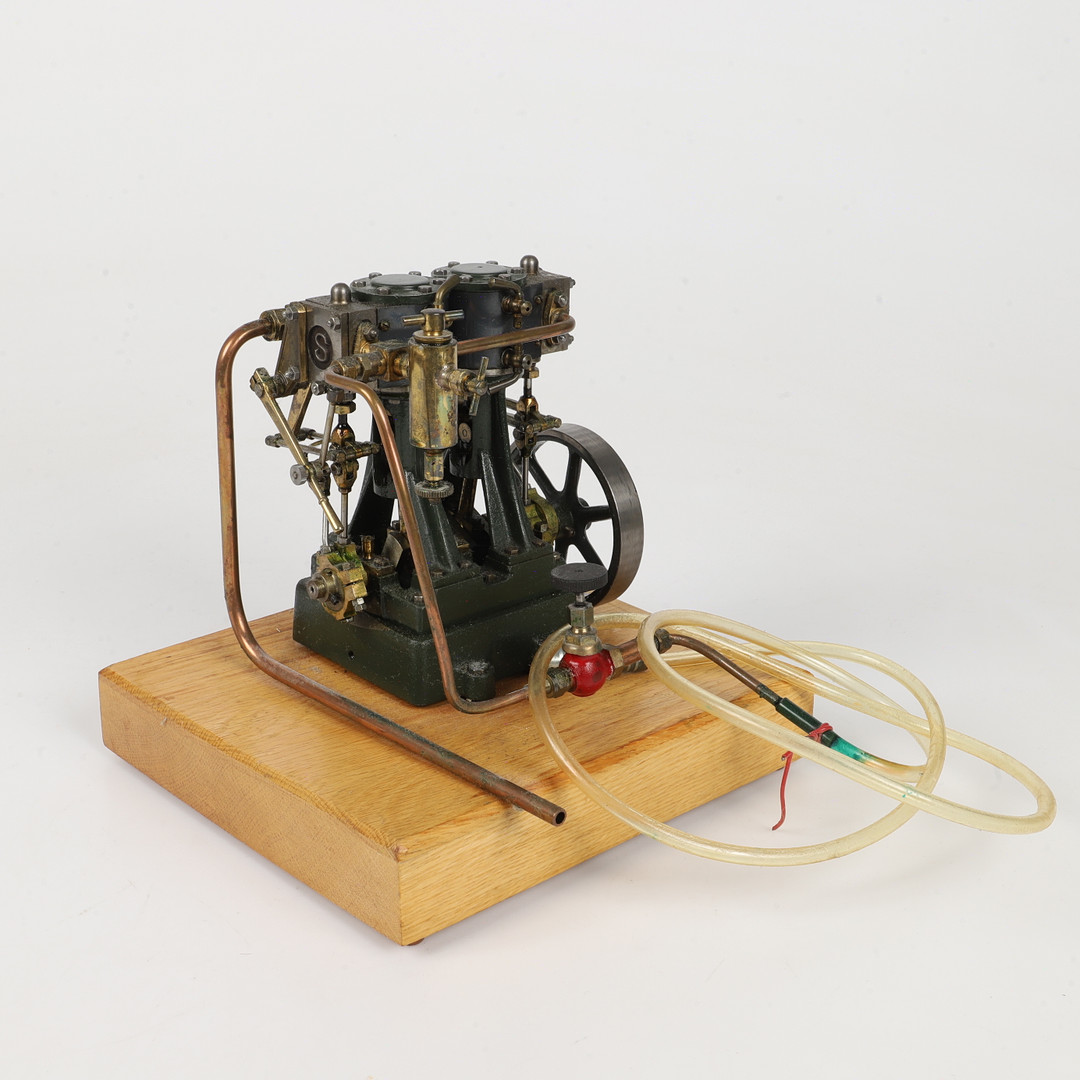 Bilder för 2589689. ÅNGMASKIN, 2-cylinders, Stuart Models, England ...