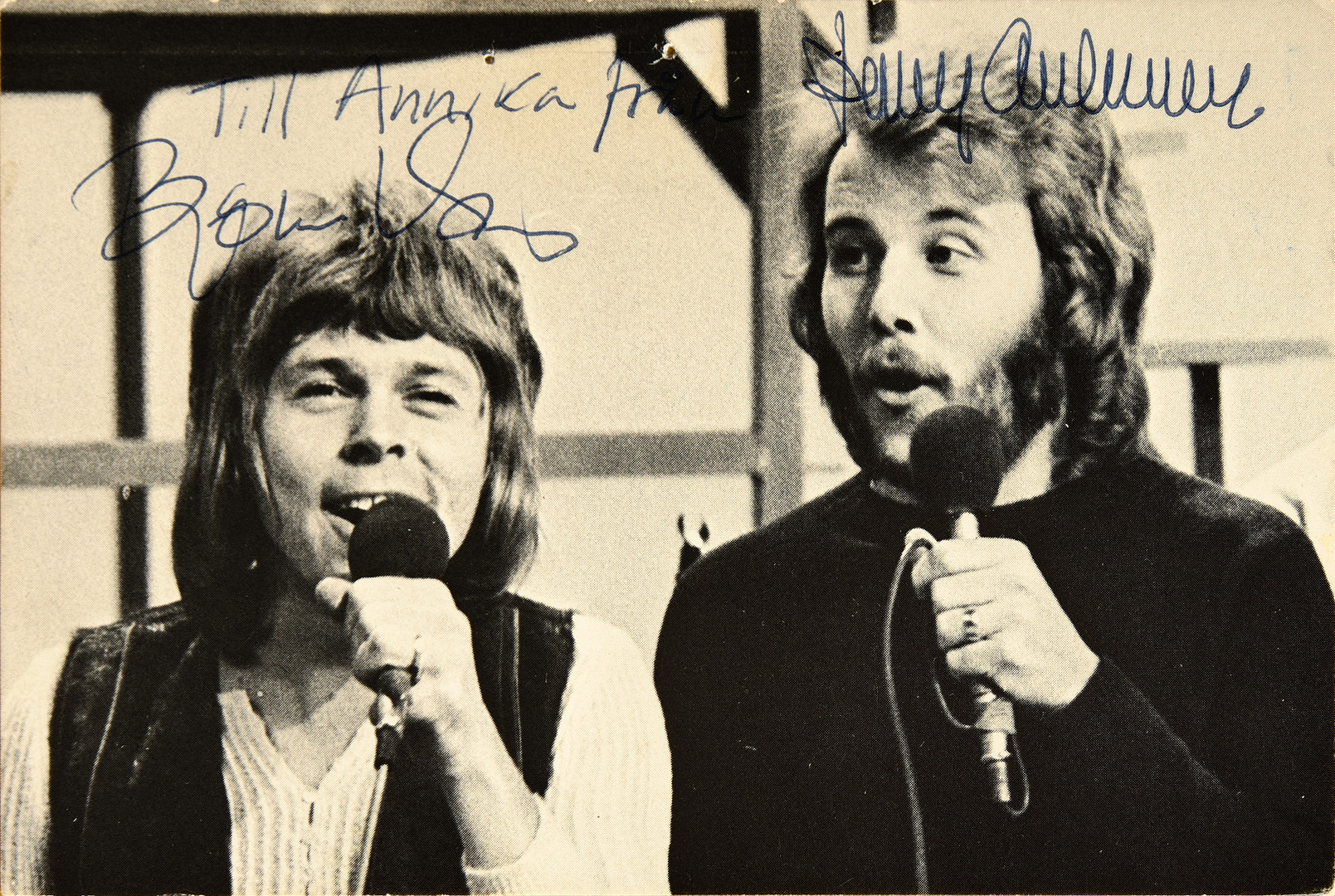 Images for 2593818. ABBA, autographs, 4 dlr, autographs by Agnetha ...