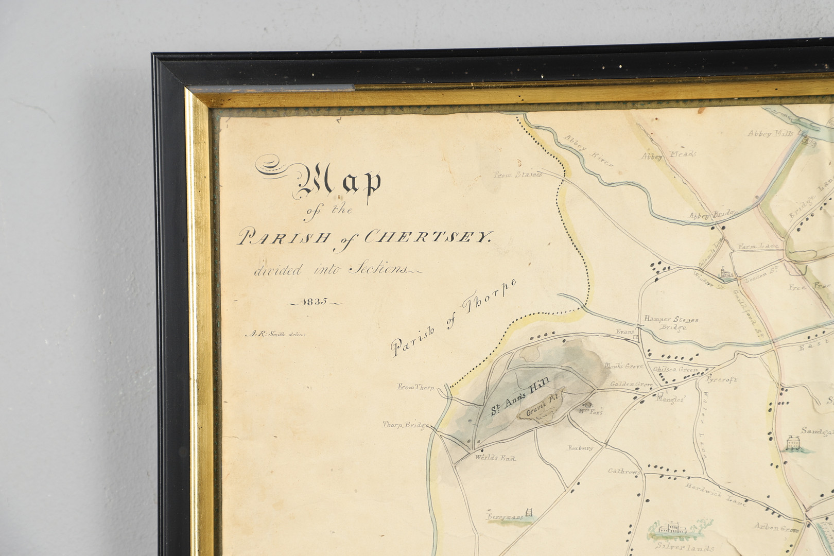 Images for 2668954. SMITH, ALBERT. AN AUTOGRAPH MAP OF THE PARISH OF ...