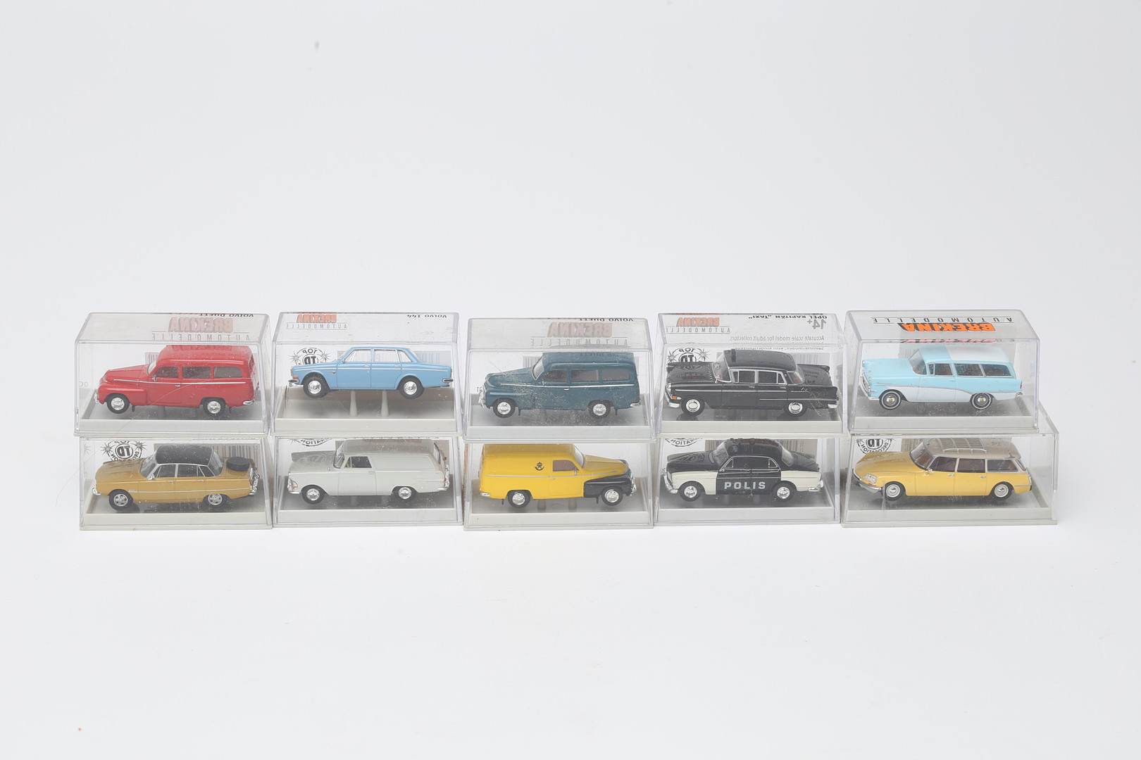 2670027. MALLIAUTOJA pääosin BREKINA, n. 25 alkuperäispakkauksessa ...