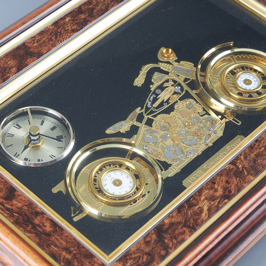 Images for 2697821. WALL CLOCK, Harley Davidson, manufacturer Ken ...