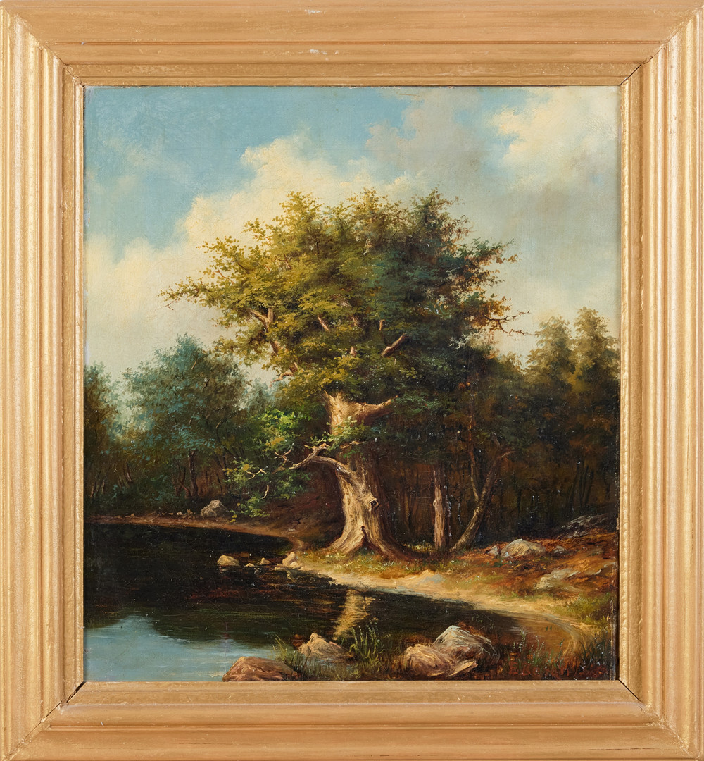 Bilder zu 2718218. EDVARD BERG (1828-1880. Waldlandschaft, Öl auf ...