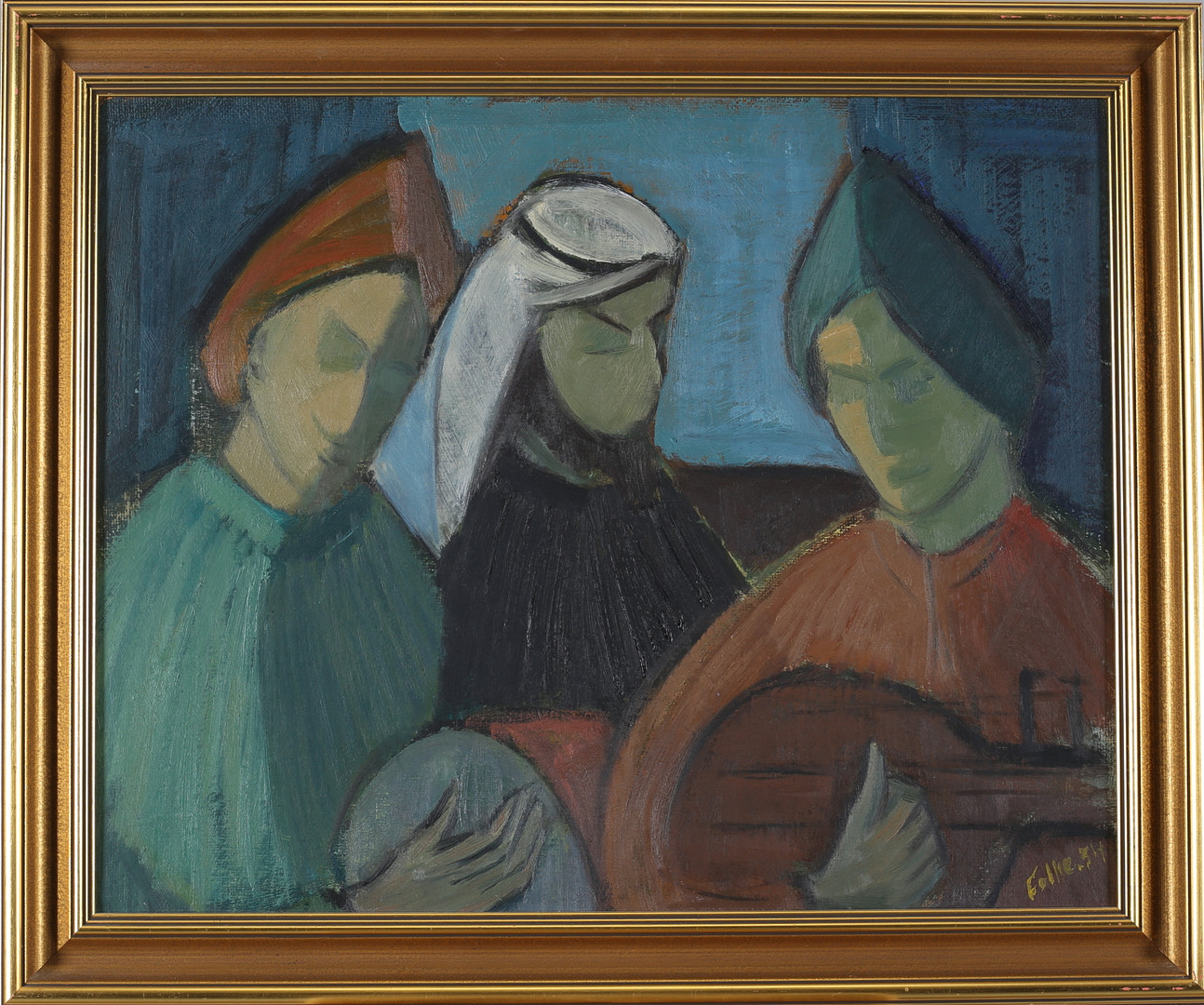 Images for 2769317. OIDENTIFIERAD KONSTNÄR. Composition with figures ...