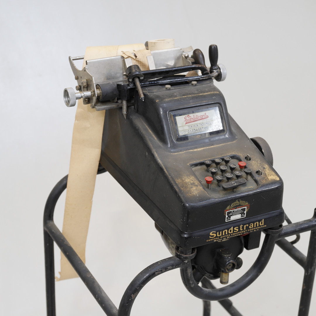 Images for 2796102. DESIGN DAVID SUNDSTRAND. calculating machine, "The ...