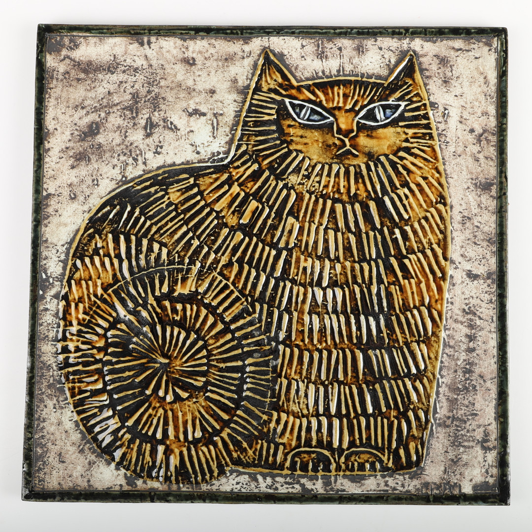 Images for 2809513. LISA LARSON. Wall relief, "Cat" from the series ...