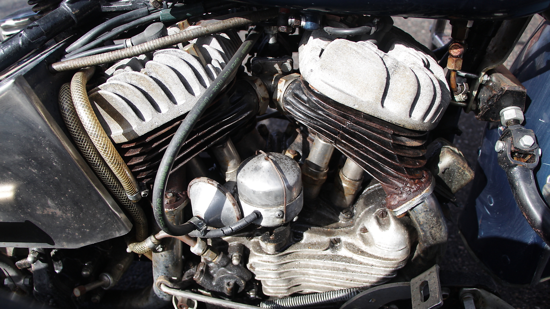 Images for 282426. VETERAN MOTORCYCLE WITH SIDE CAR, Harley Davidson ...