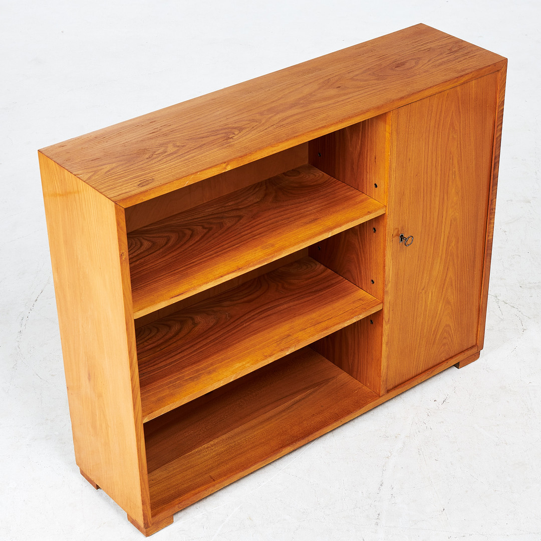 Images for 2955066. BOOKSHELF, low model, 1930s/40s, shelf and cabinet ...