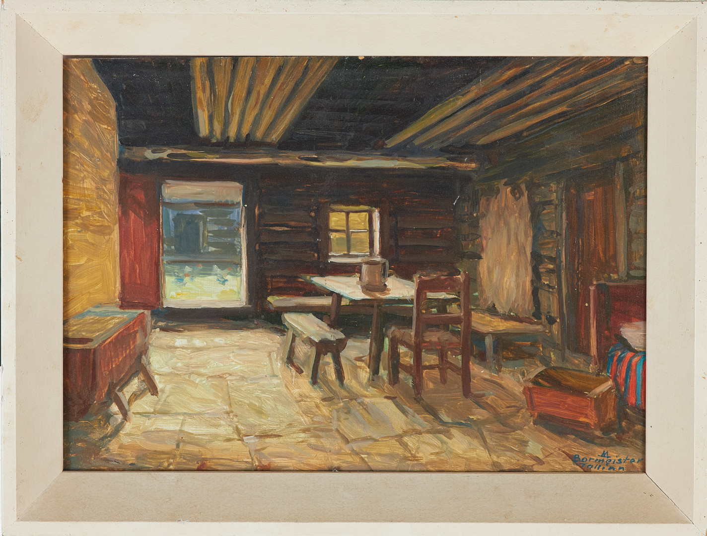 Images for 3320049. MÄRT BORMEISTER. Interior, oil on panel, signed M ...