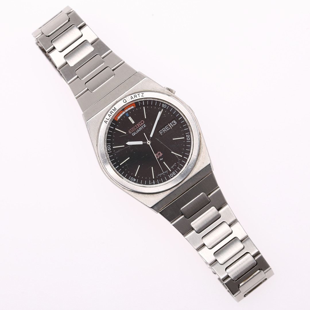 Bilder för 3346805. SEIKO SQ ALARM CLOCK, armbandsur, stål, quartz ...
