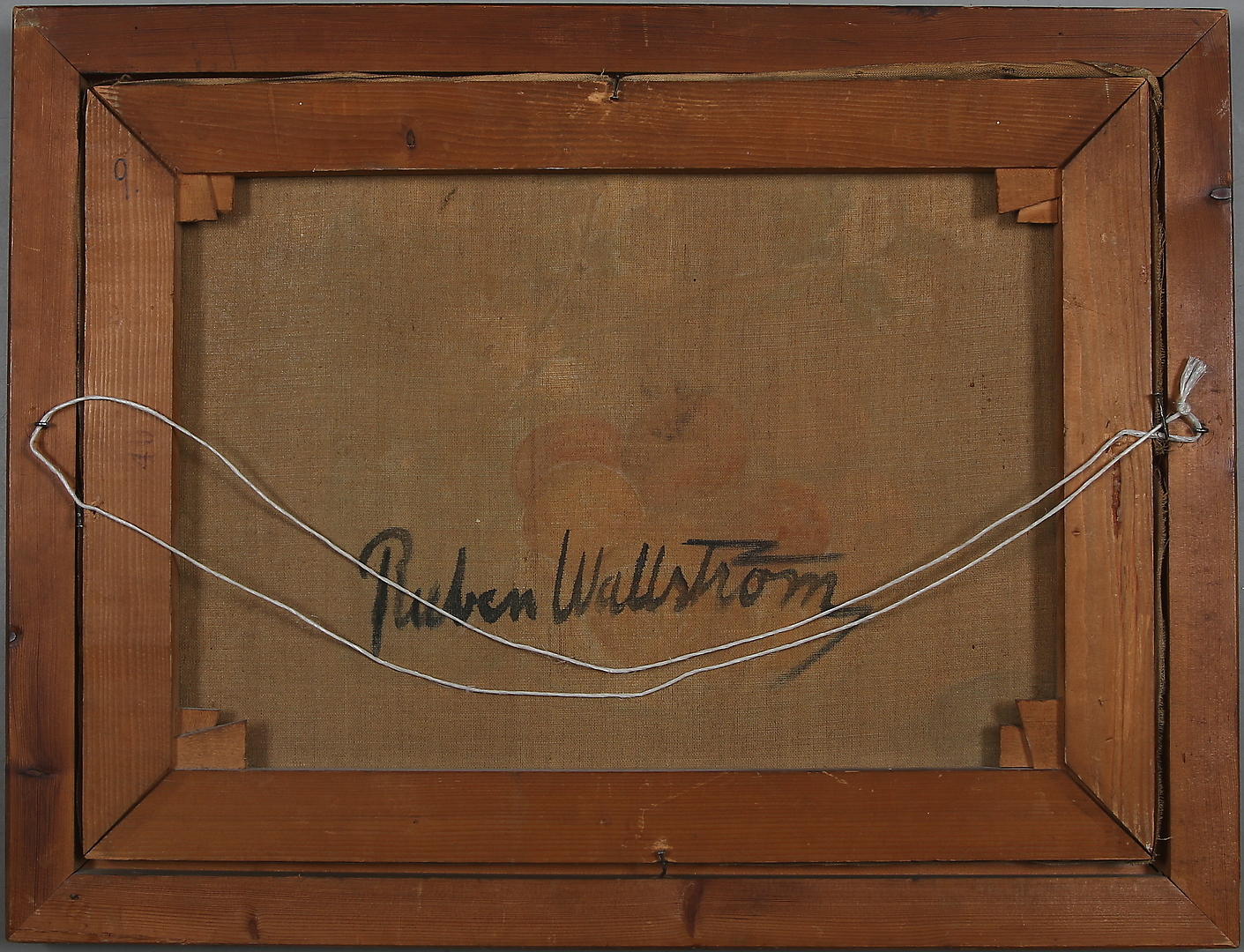 Bilder för 374741. RUBEN WALLSTRÖM. Äpplen och äppelblom, olja på duk ...