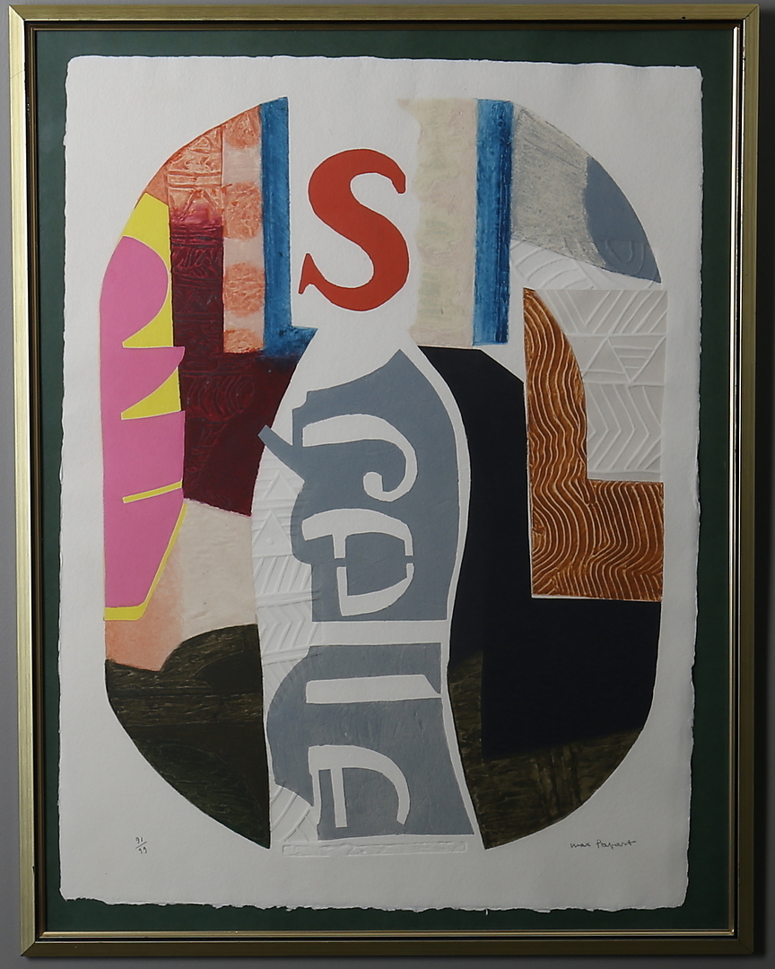 Bilder zu 384027. MAX PAPART. Komposition, Farblithographie, signiert und nummeriert 91/99 ...