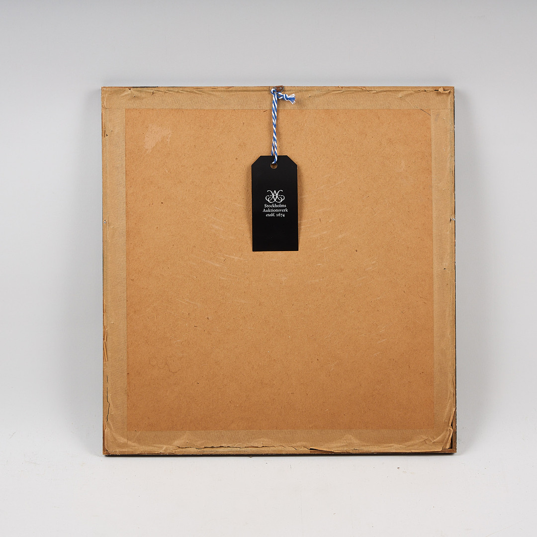 JON OSCAR ESTI. Vårvinter, signerad samt daterad -48, mjukgrundsetsning ...