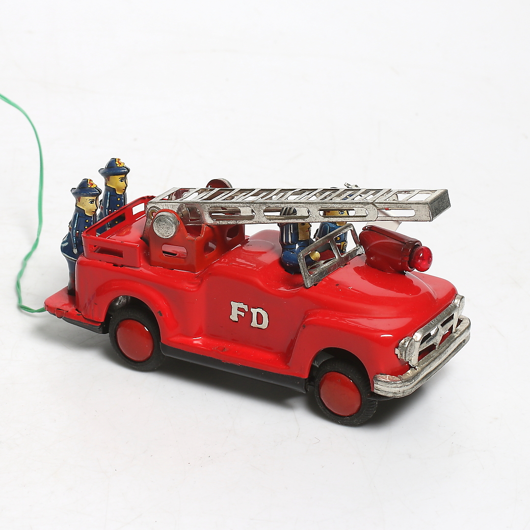 Images for 413111. TOY CAR/FIRE TRUCK, tin, battery operated, Japan ...