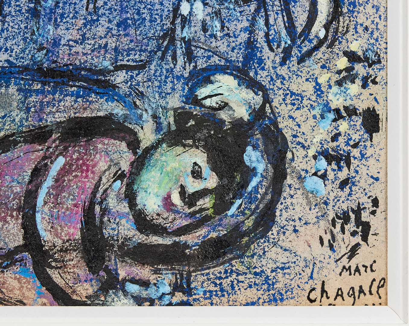 MARC CHAGALL. “Repos aux glaïeuls”.