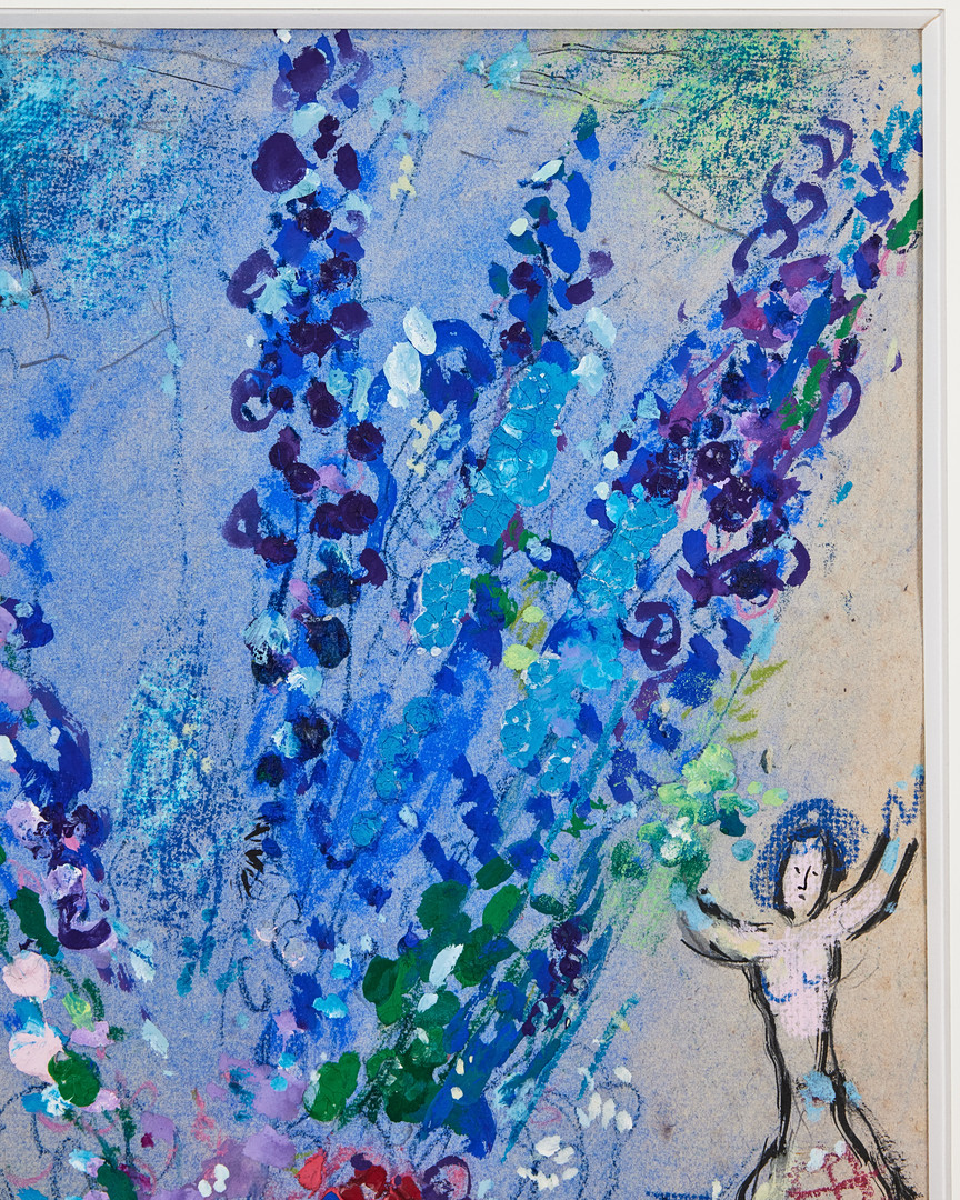 MARC CHAGALL. “Repos aux glaïeuls”.