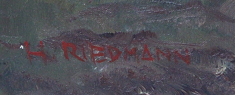 Bilder zu 425569. HANS RIEDMANN. Öl auf Leinwand, Englischws Jagdmotiv ...