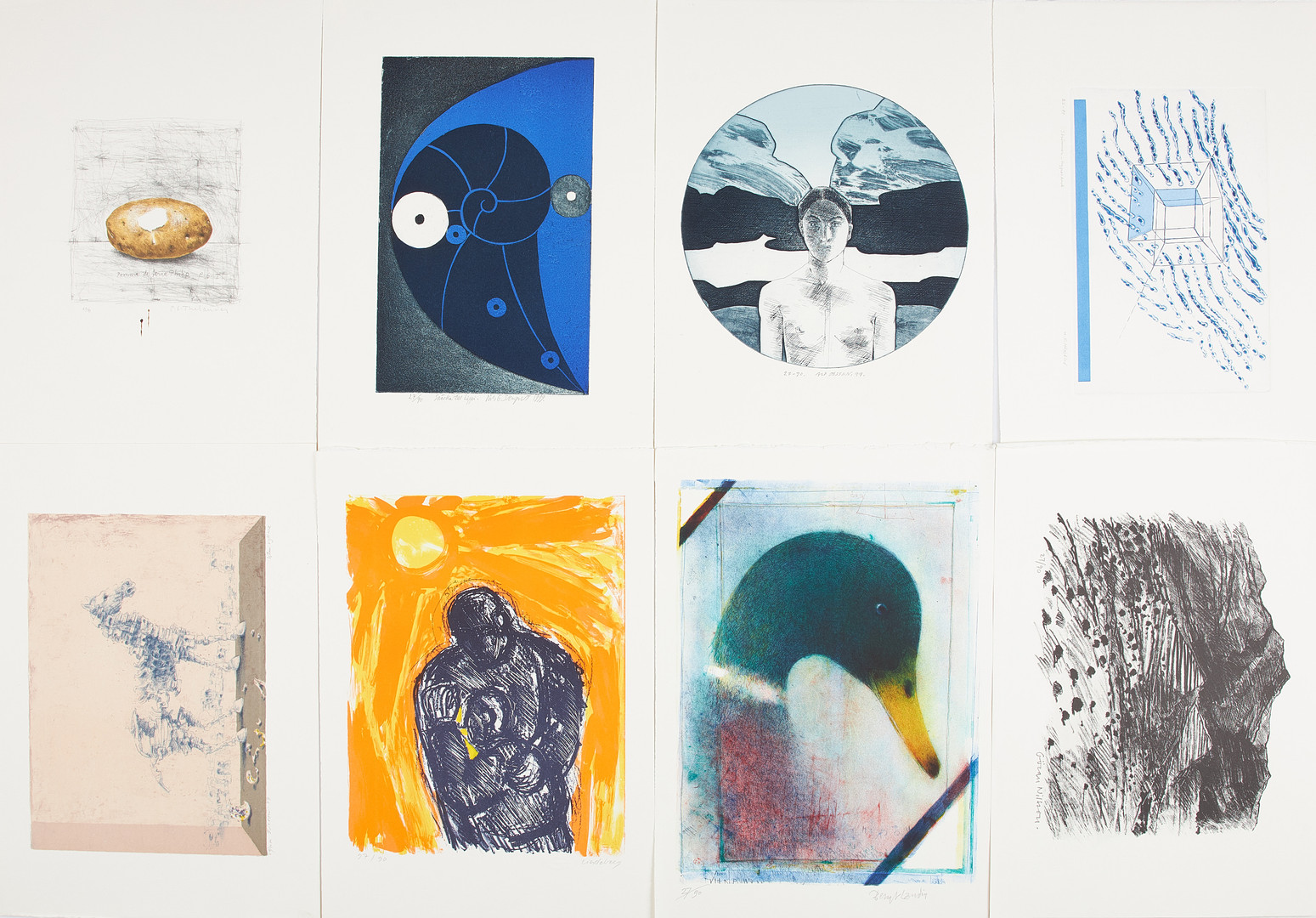 Images for 4522348. A set of 8 lithographs, IX group, b.la. PG ...