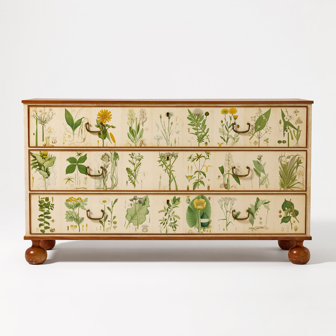 JOSEF FRANK. “Flora”, byrå, Firma Svenskt Tenn, Stockholm 1950/60-tal ...