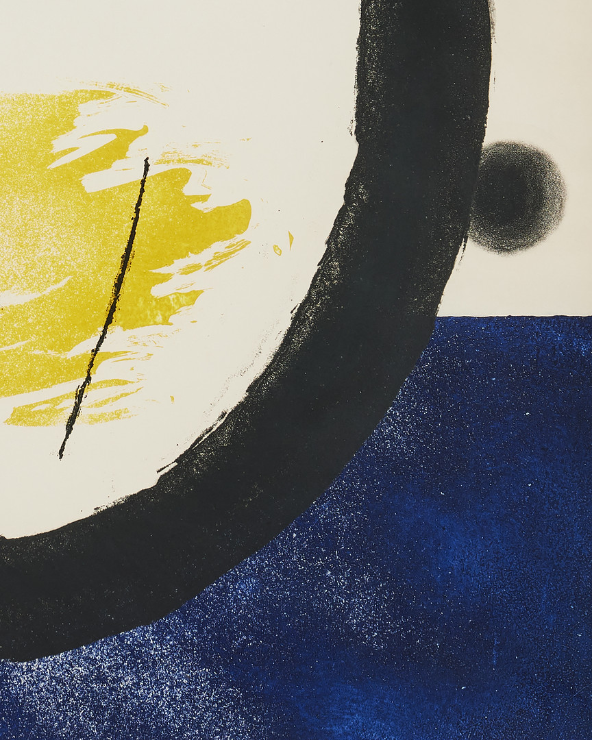 JOAN MIRÓ. “Quatre Colors aparien el Món” (Plate 3).