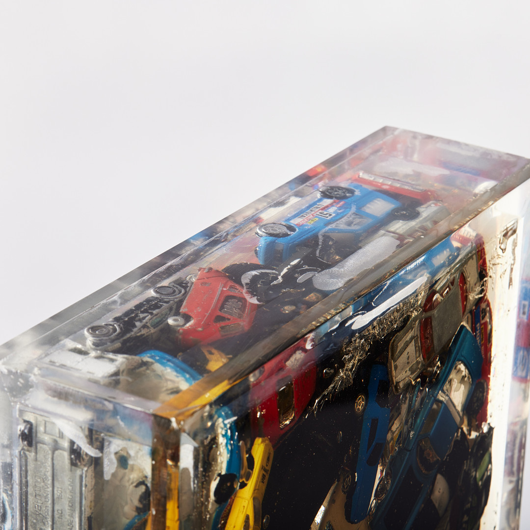 FERNANDEZ ARMAN. Car Accumulation (Matchbox Cars).