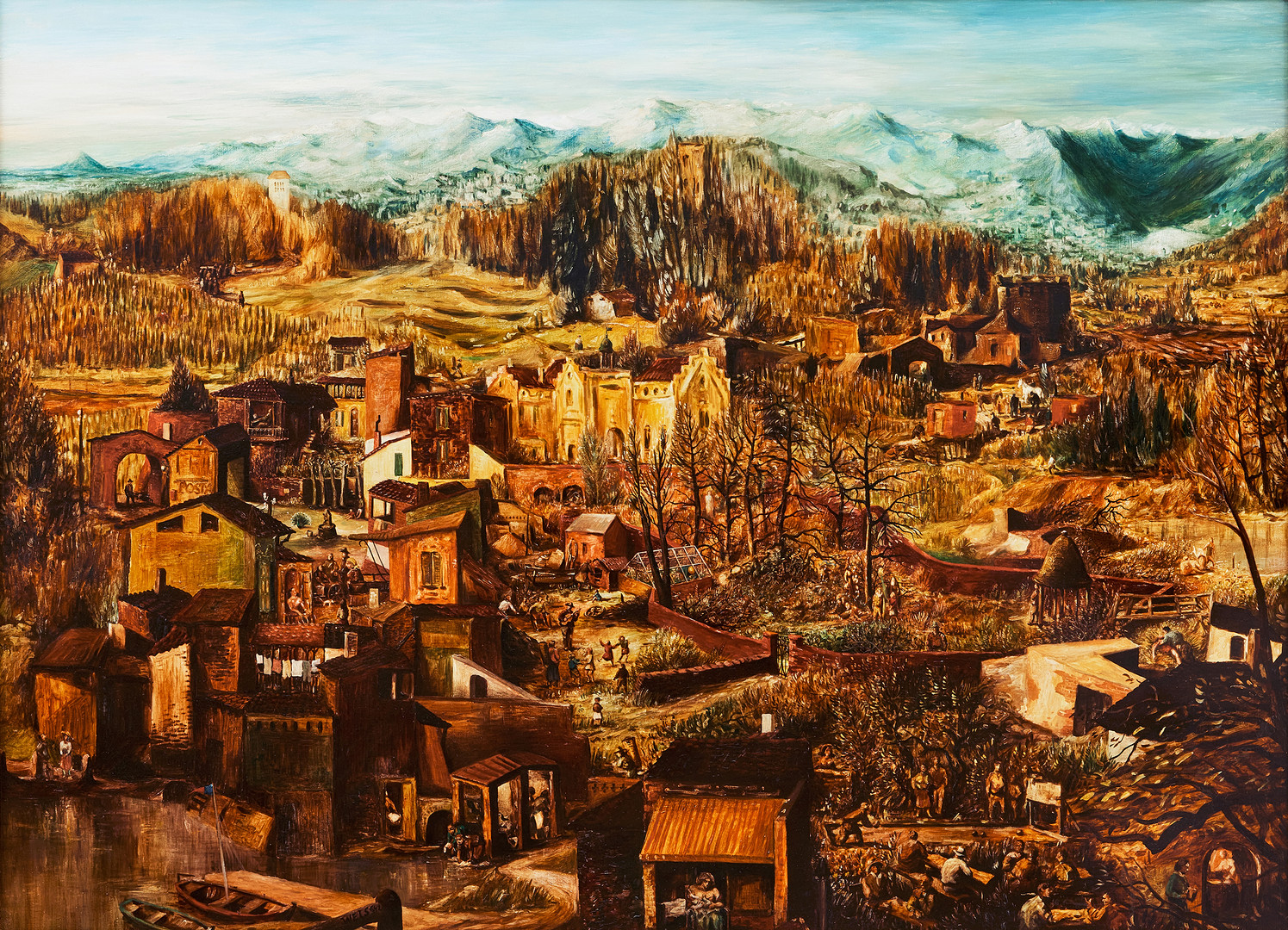 PETER WEISS (TYSKLAND/SVERIGE 1916‑1982). ”Världslandskap ...