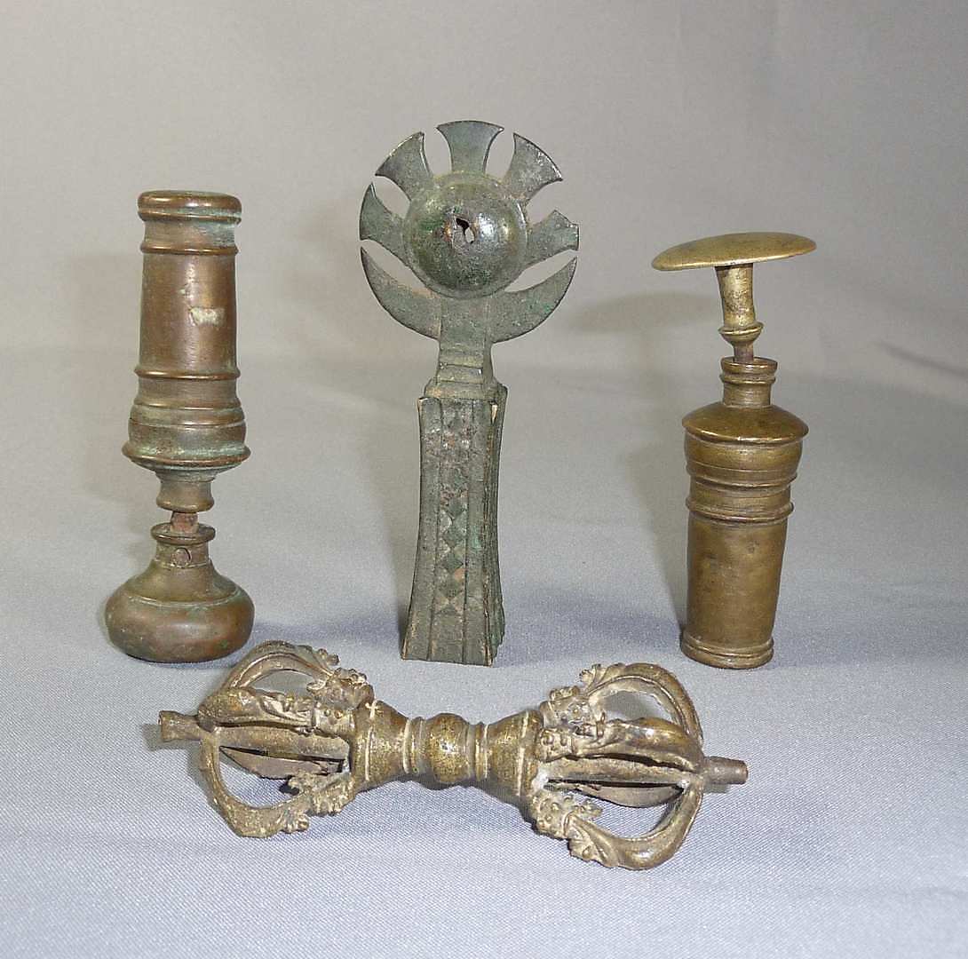 Images for 467411. FOUR RITUAL OBJECTS, Asia. - Auctionet