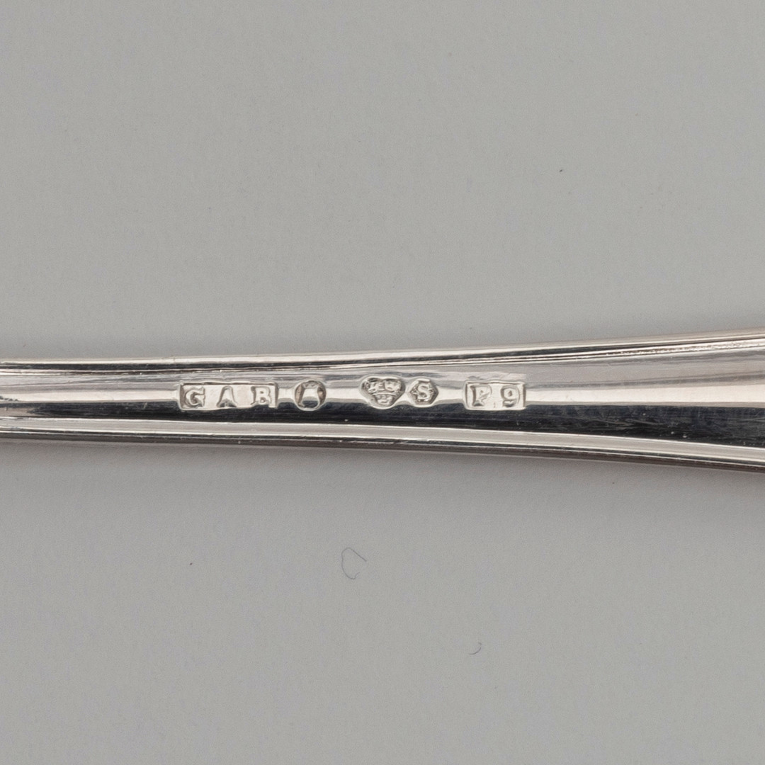 Images for 4828116. A set of 13 silver moccaskets, model “Swedish round ...