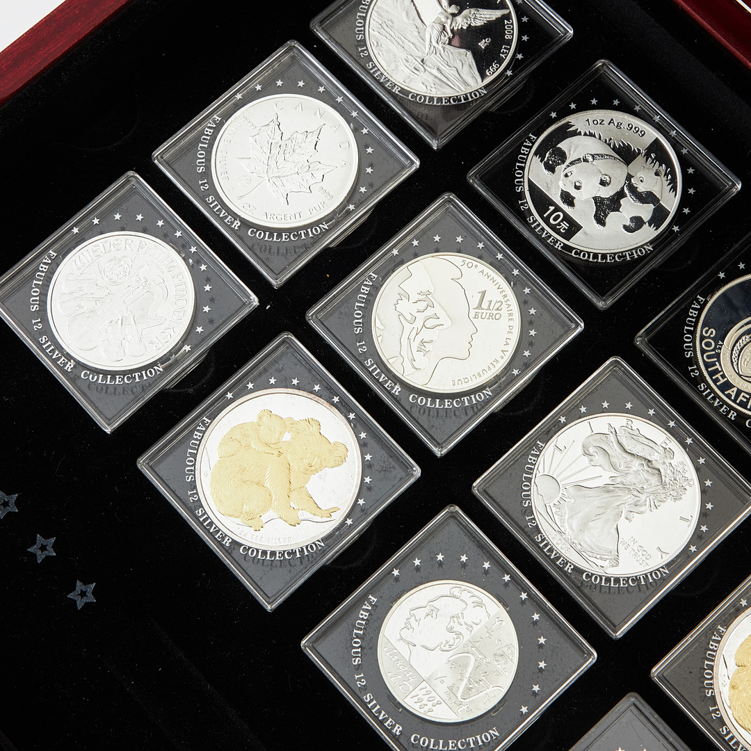 Images for 4890251. COIN, 12 pcs. Silver, Fabulous 12 silver collection ...