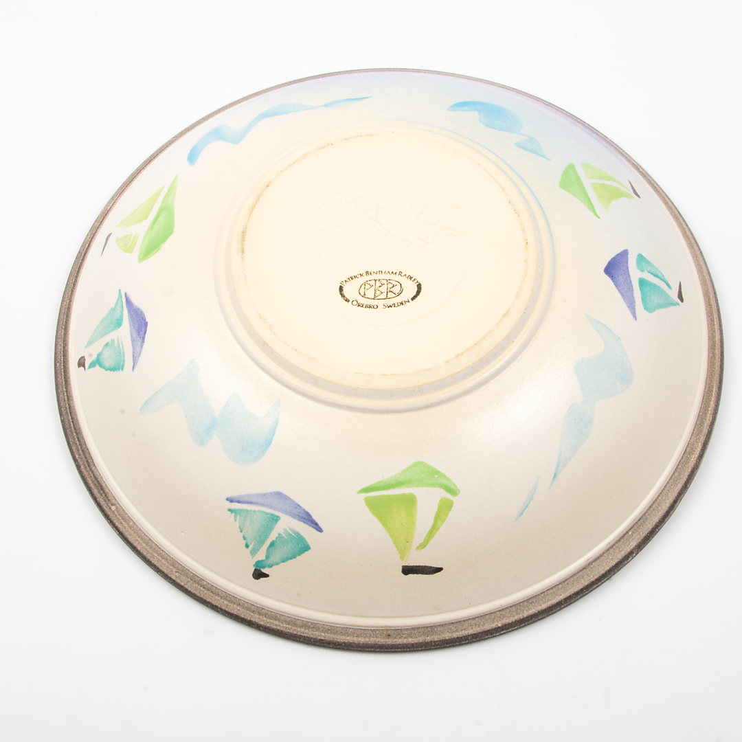 Images for 768212. PATRICK BENTHAM RADLEY. Dish, ceramic, signed PBR ...