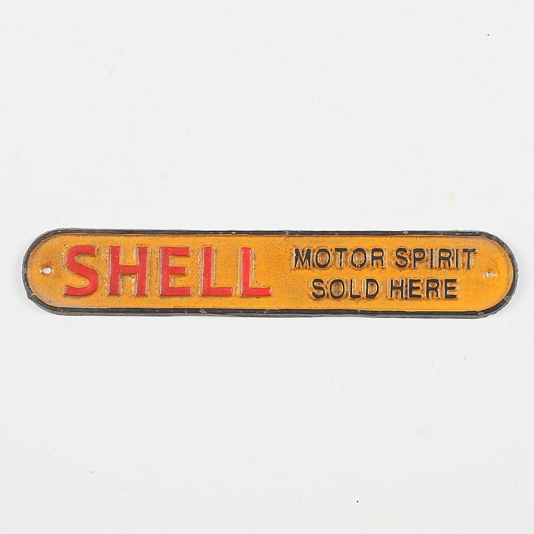 Images for 772278. SIGN, cast iron, Shell, late 20th century ...