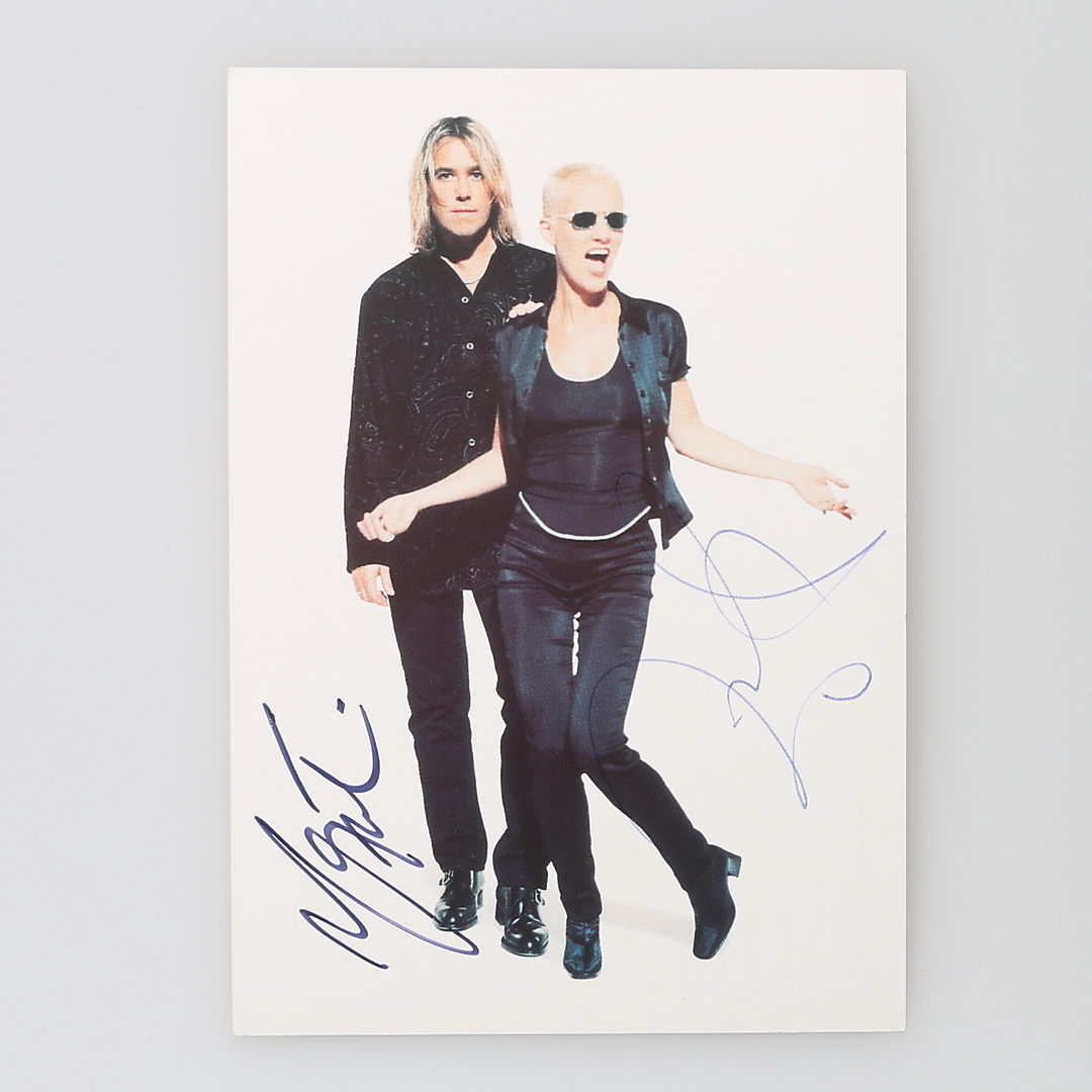Images for 801812. AUTOGRAPH. ROXETTE. PER GESSLE AND MARIE FREDRIKSSON ...