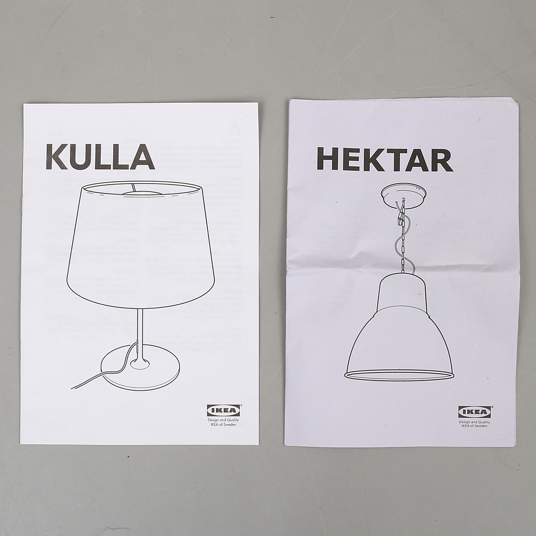 Images for 833227. TABLE LAMP, "Kulla", CEILING LAMP, "Hektar", Ikea ...
