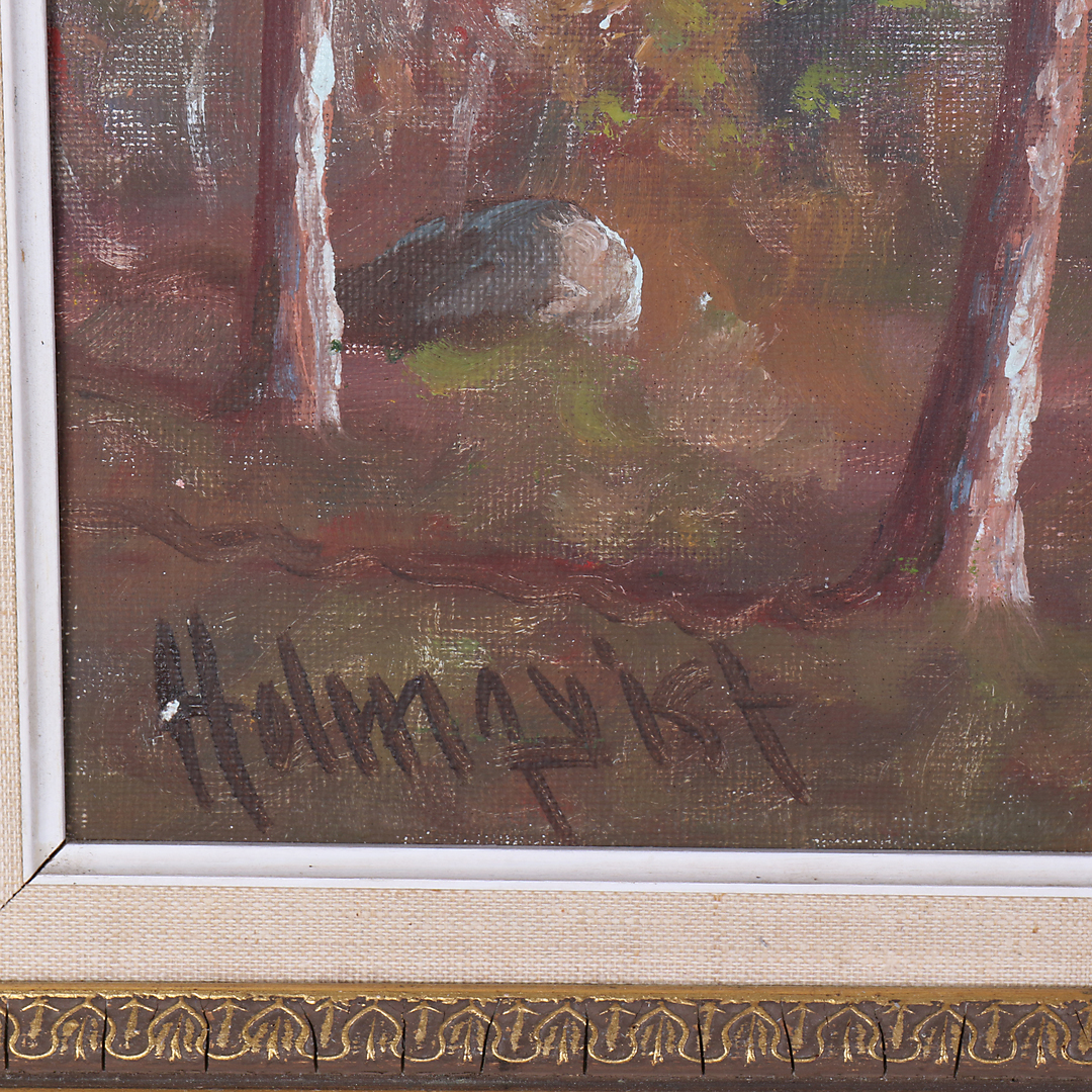 Images for 868643. BIRGER WILLIAM HOLMQVIST. Landscape. Oil on canvas ...
