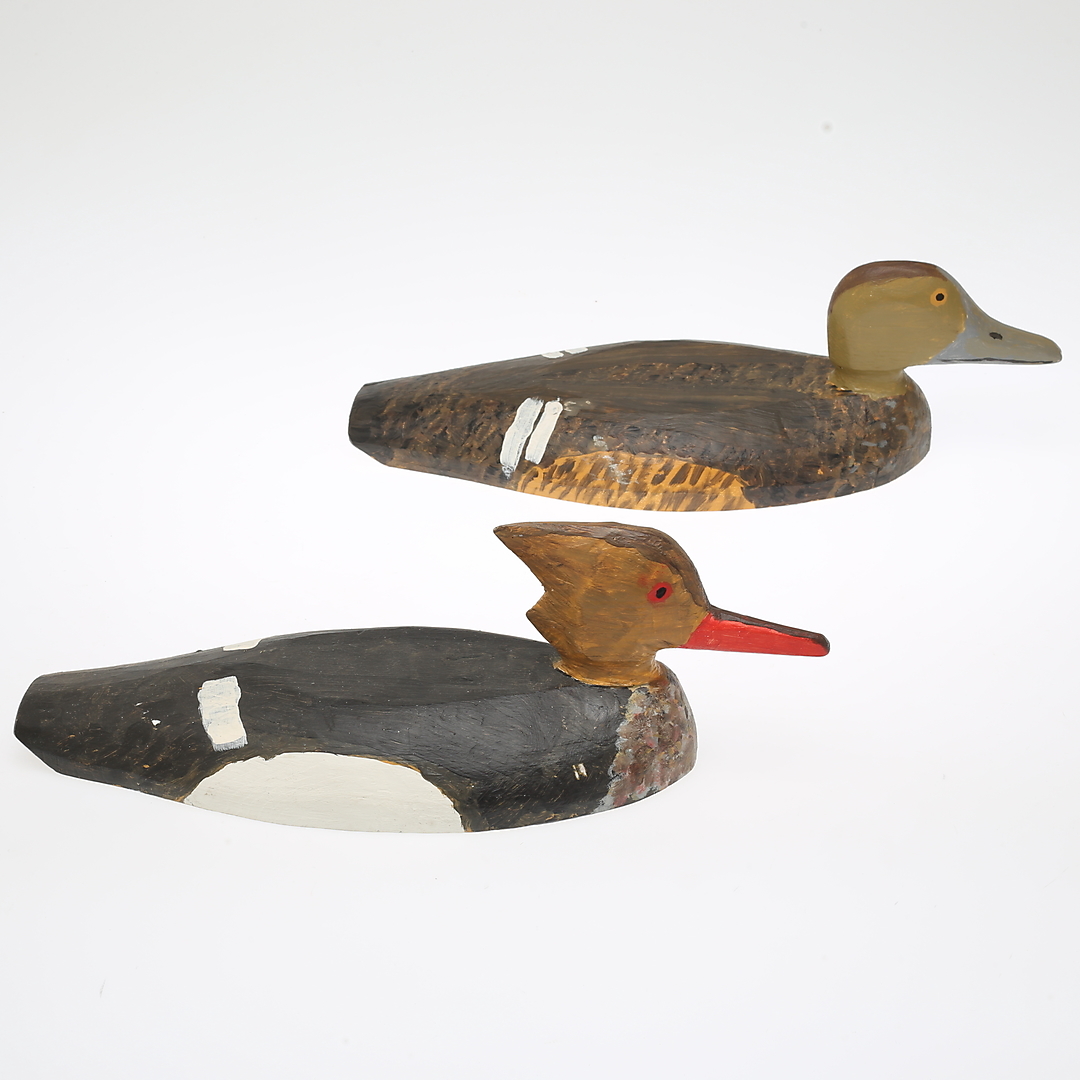 Images for 934525. VÄTTAR, painted wood, eider and small skrake, Henry ...