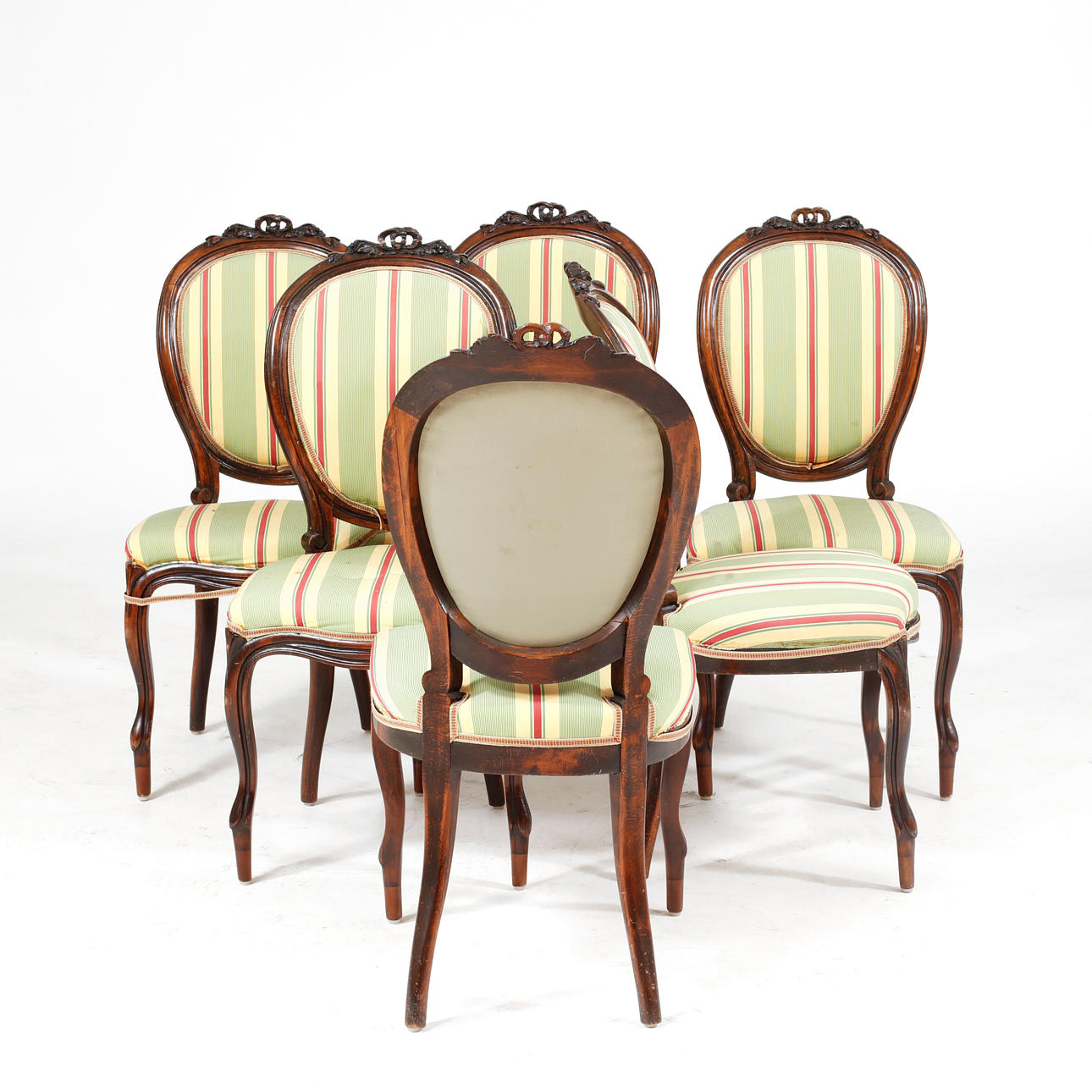 SILLAS, 6 piezas, estilo rococó, 1900. Muebles - Sillas y sillones ...