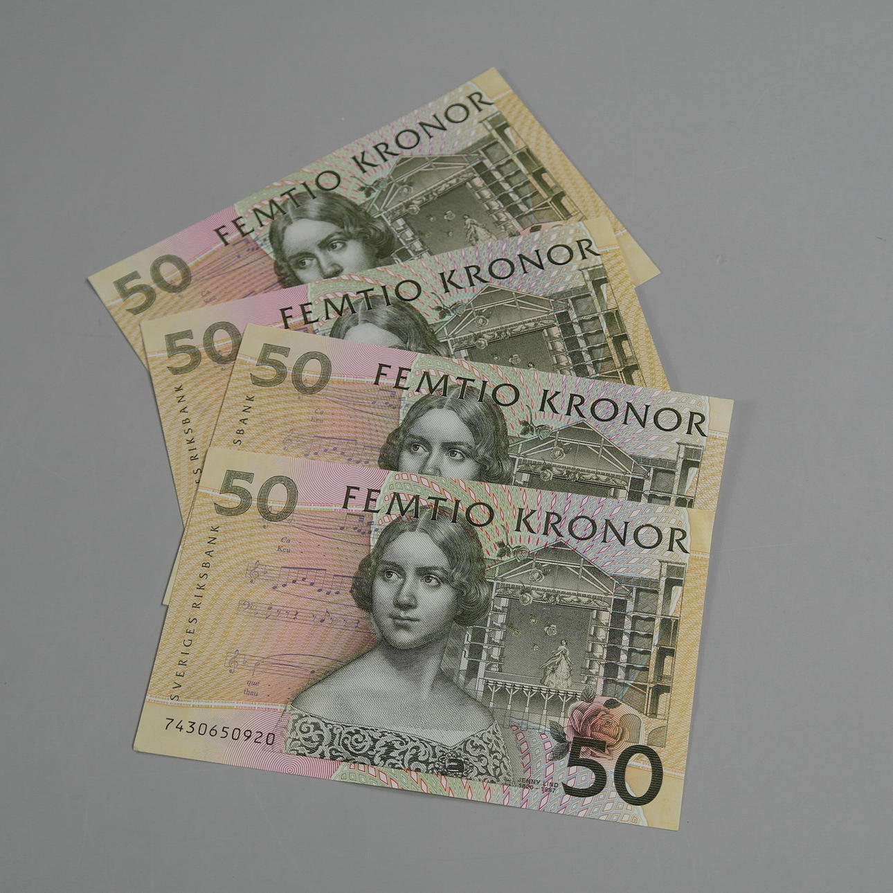 GAMLA SVENSKA SEDLAR; Ovikta, 5-100 kronors valörer. Mynt, Medaljer ...