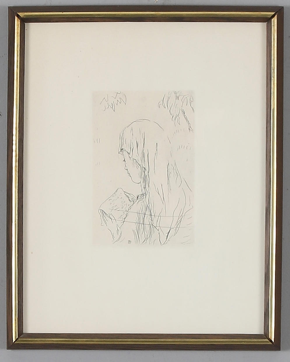 PIERRE BONNARD. After. Etching, monogram signed in the plate, issued by ...