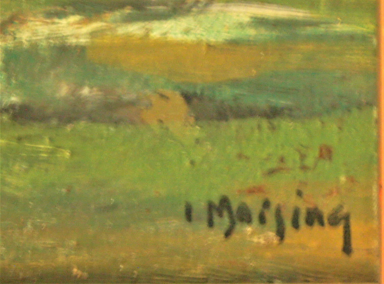 IVAR MORSING. Oil on Board, "Landscape", signed. Art - Paintings ...