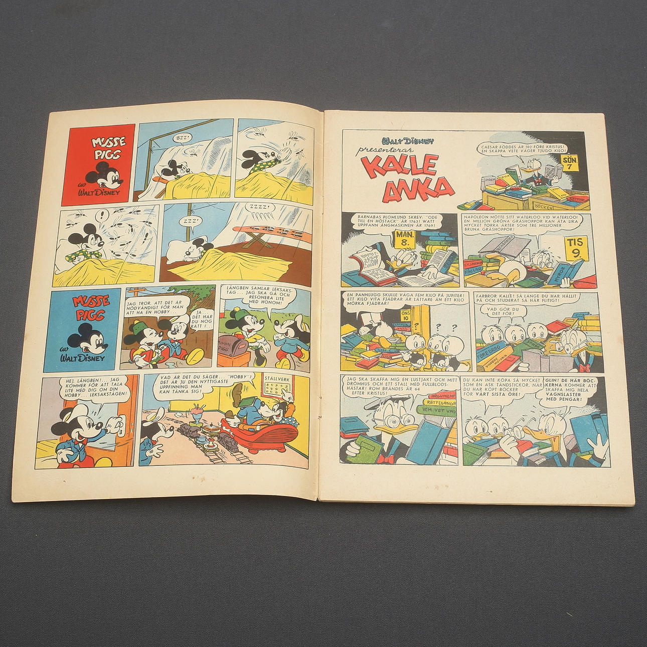KALLE ANKA & CO. Serietidning, Nr 6, 1950. Böcker, Kartor ...