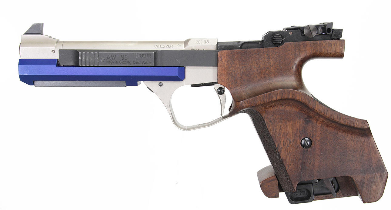 55. PISTOL, German, Semi-automatic, make Feinwerkbau, model AW93 ...