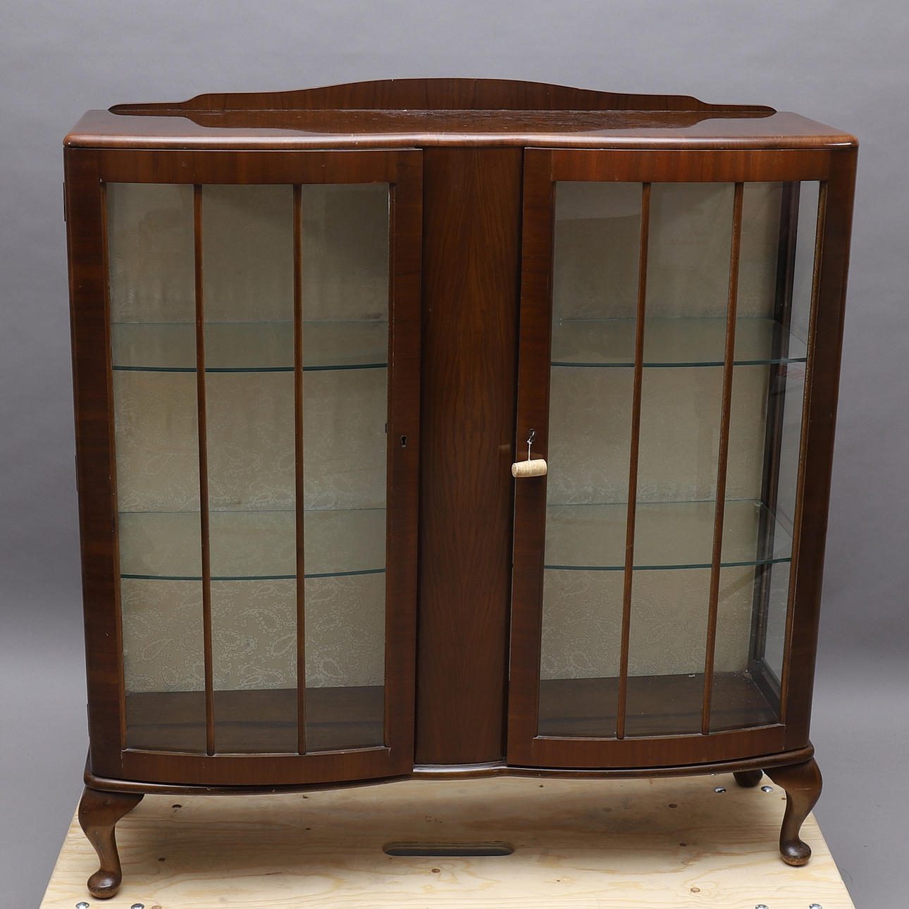 DISPLAY CABINET, wood & glass, CWS Ltd Cabinet Factory, Enfield ...
