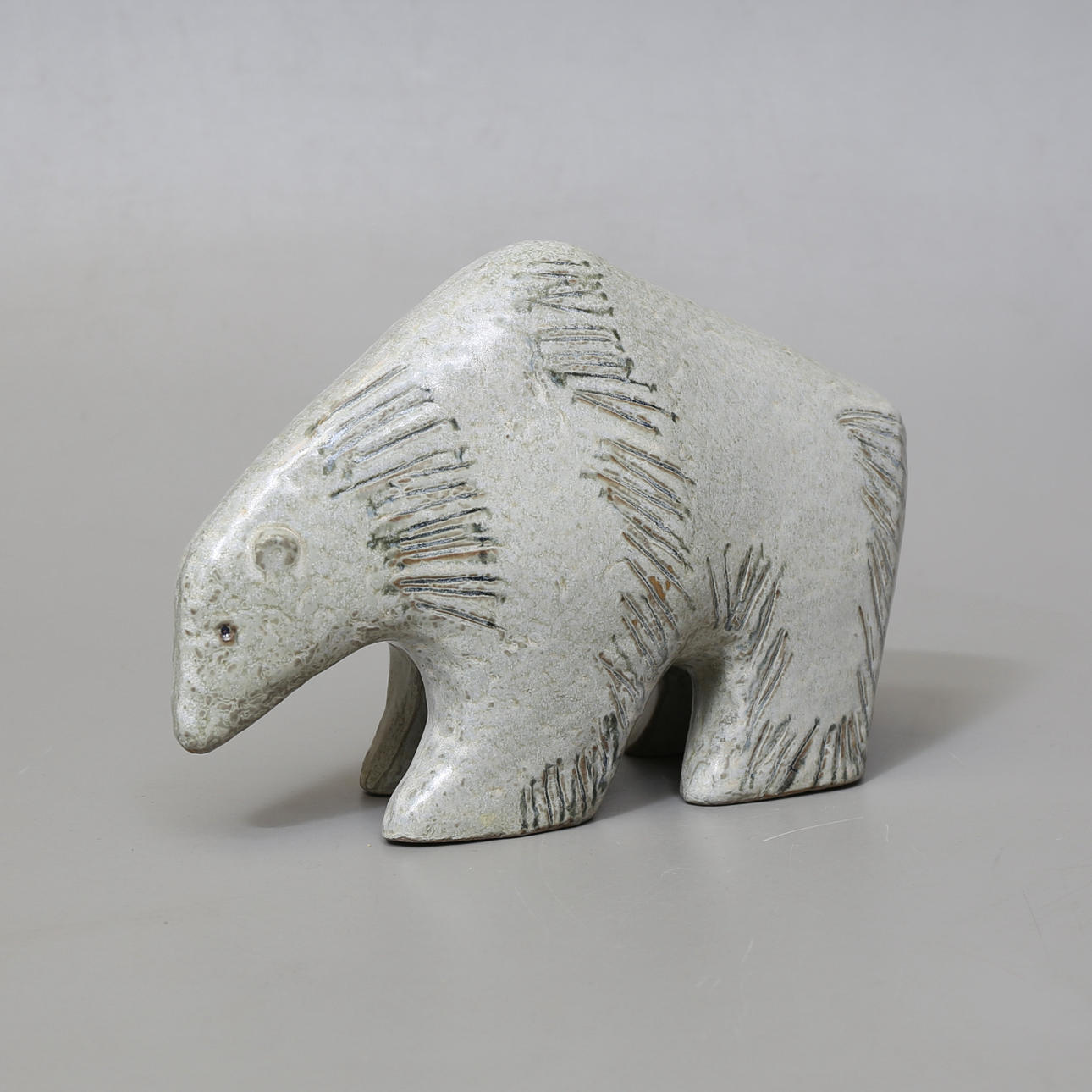 LISA LARSON. figurine, stoneware, "Isbjörn", from the series large zoo ...