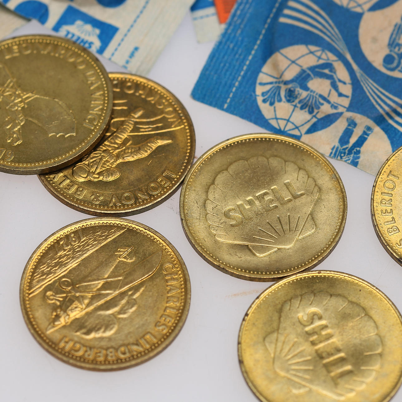 POLLETTER, 39 st, Shell, 1900-tal. Mynt, Medaljer & Frimärken - Mynt ...