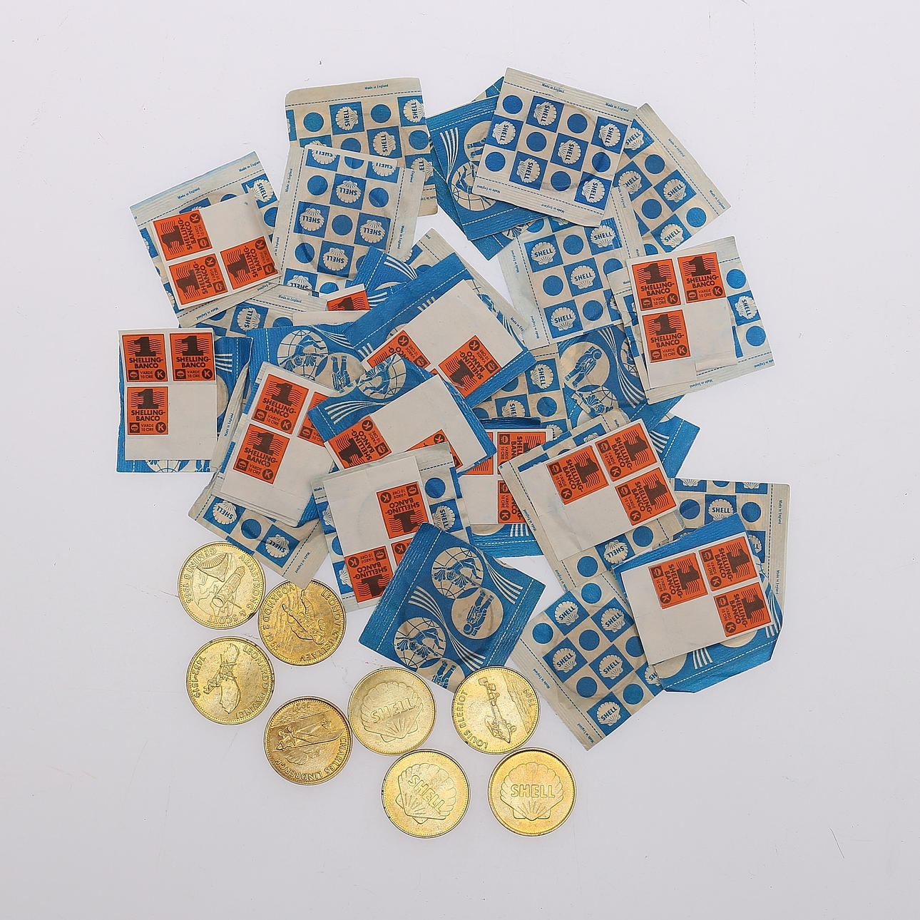 POLLETTER, 39 st, Shell, 1900-tal. Mynt, Medaljer & Frimärken - Mynt ...