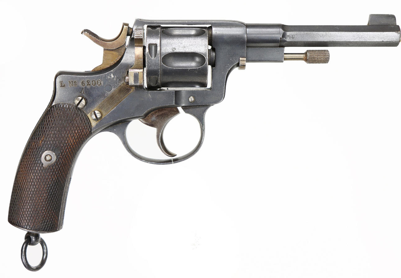 164. REVOLVER, Swedish, Double Action, make Husqvarna, model 1887 ...