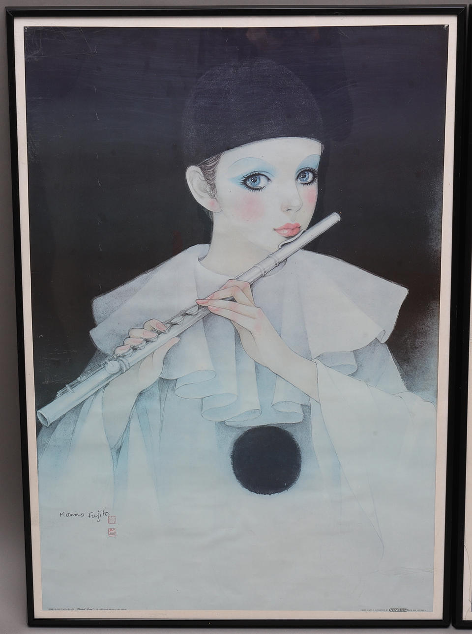 POSTERS, 2 pcs, offset print, Pierrot, Mommo Fujita, 1980s. Art ...