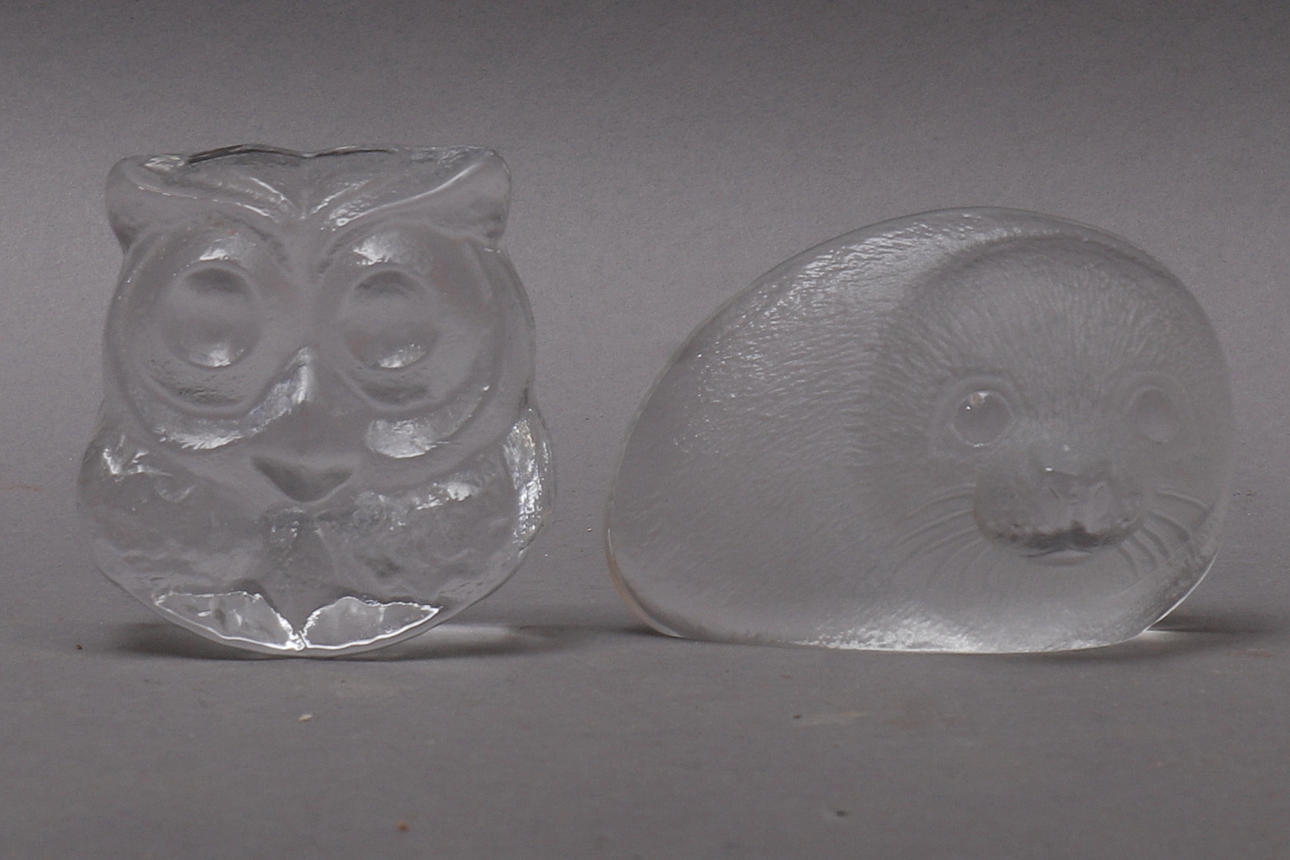 GLASFIGURER, 17 st, djur, bl.a. Lisa Larsson, Lars Hellsten & Mats ...