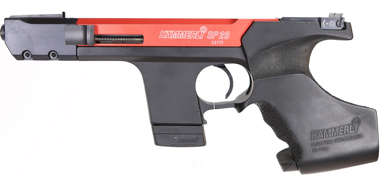 49. PISTOL, Swiss, Semi-automatic, make Hämmerli, model SP20, caliber ...