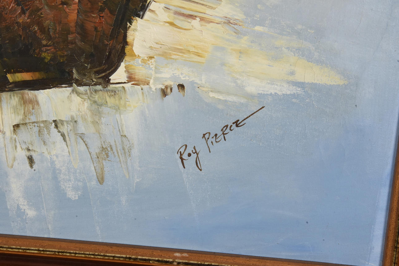 ROY PIERCE. oil on canvas. Art - Paintings - Auctionet