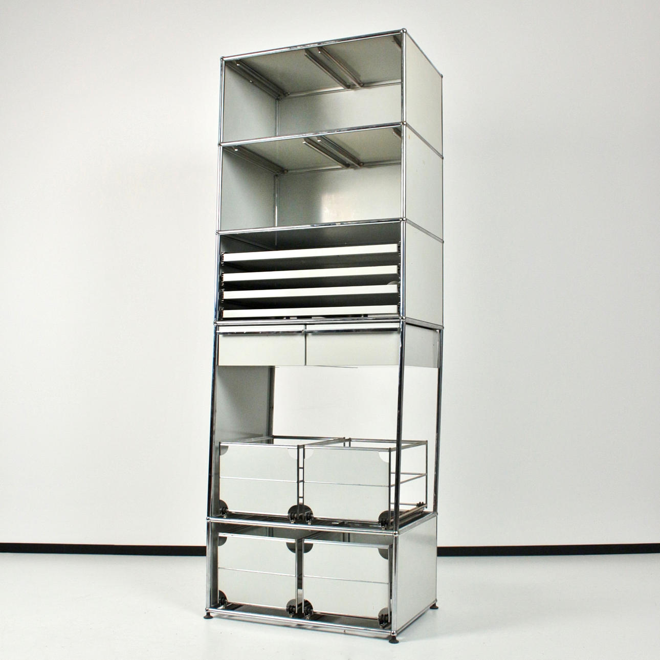 FRITZ HALLER & PAUL SCHÄRER. Modular furniture / large cabinet / office ...